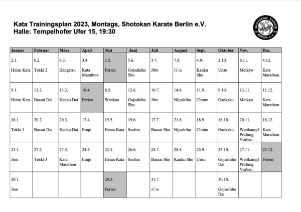 Kataplan - Shotokan Karate Berlin e.V.